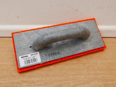 REFINA 12" 300MM X 120MM PLASTERING MEDIUM ORANGE SPONGE FLOAT 261210 ...