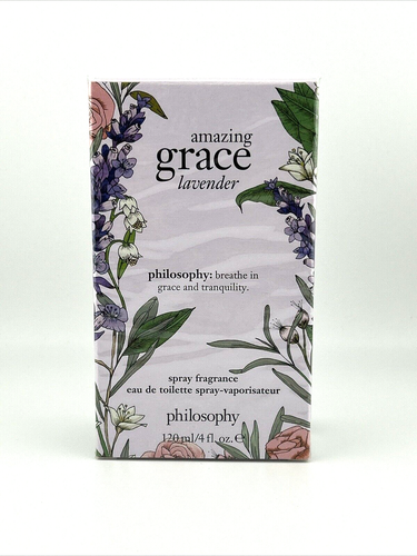 Philosophy Amazing Grace Lavender Eau de Toilette - 4 oz / 120 ml (New ...