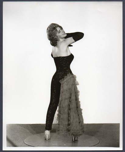 Sexy BURLESQUE DANCER busty leggy sequin pants suit ORIG PHOTO 8x10 | eBay