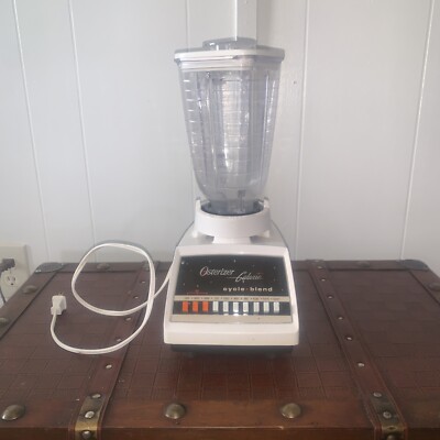 Vintage Oster Osterizer Galaxie Cycle Blend 10 Speed Blender Tested ...