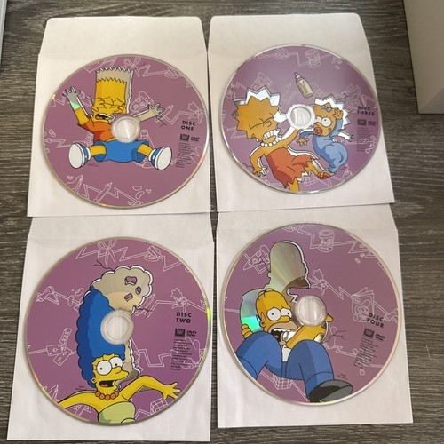 The Simpsons Season 3 DVD Discs Only Set Of 4 Acceptable Condition See ...
