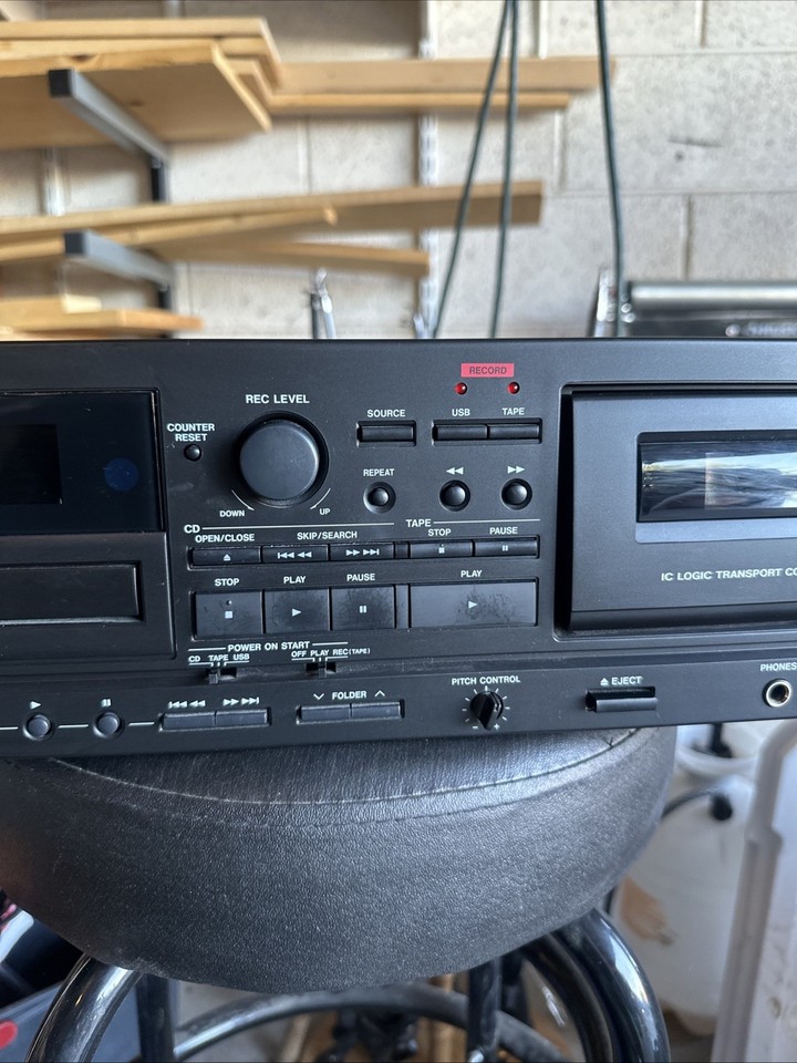 TASCAM CD-A580 v2 Professional Cassette Recorder CD Player Memory ...