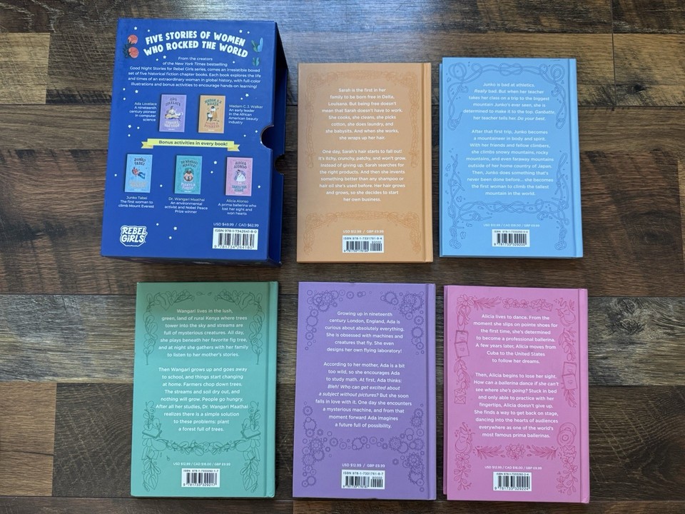 Good Night Stories for Rebel Girls: The Chapter Book Collection 5 Book ...