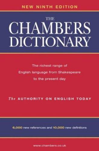 Chambers Dictionary by Chambers Editors (2003, Hardcover, Teacher's ...