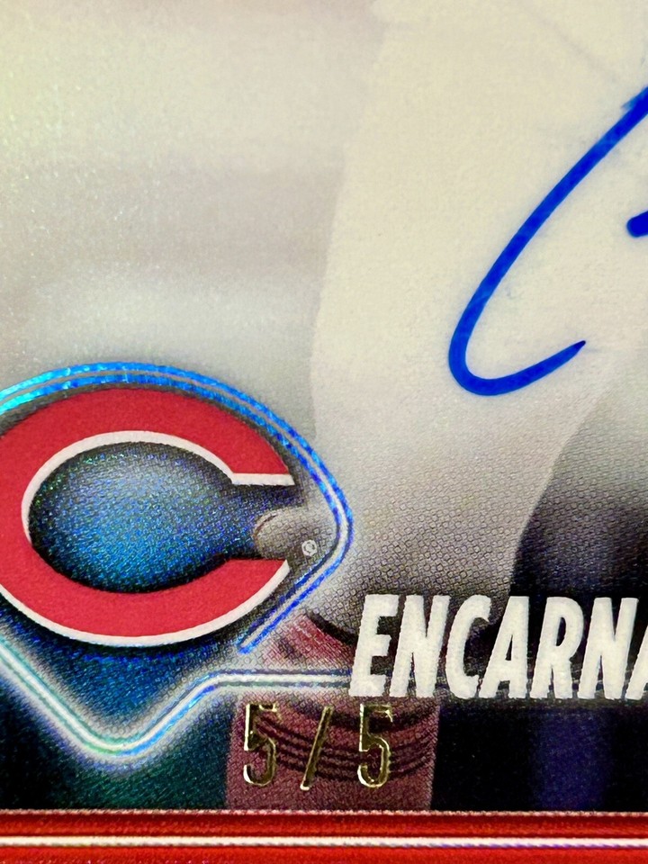 2024 Topps Chrome Christian Encarnacion-Strand Red Auto Color Match 5/5 ...