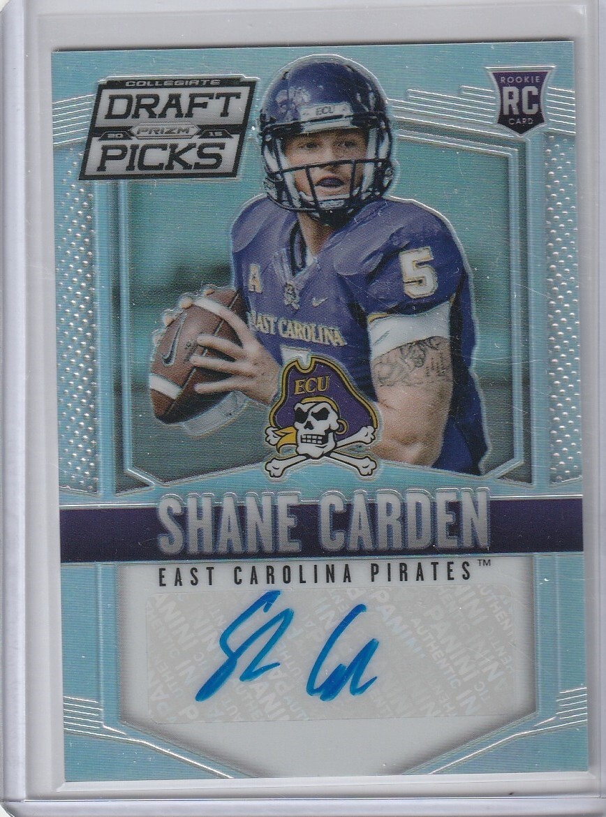 SHANE CARDEN 2015 Panini Prizm Draft Picks Silver AUTO PIRATES | eBay