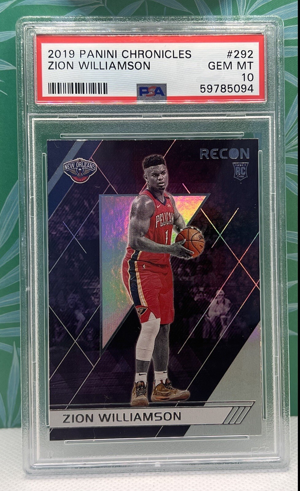 (2) 2019-20 Zion Williamson RC Rookie PSA 10 Panini Chronicles Recon ...