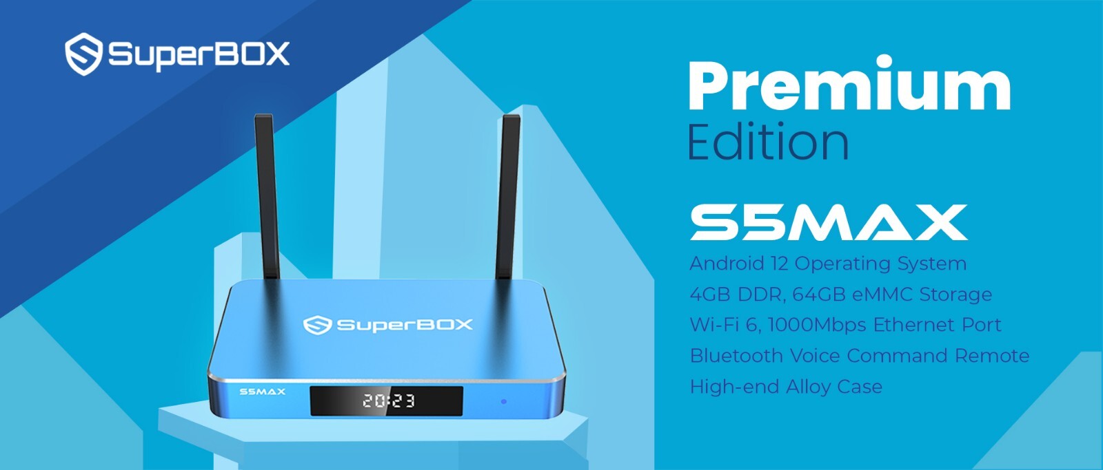 SUPERBOX S5 MAX 4GB+64GB Wi-Fi 6 - Best Android TV Box | eBay