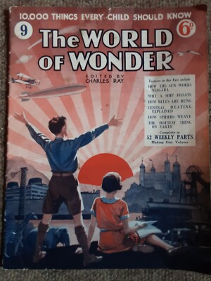 VINTAGE "The WORLD of WONDER" MAGAZINE 1st Series 1932 no.9 Charles Ray ...