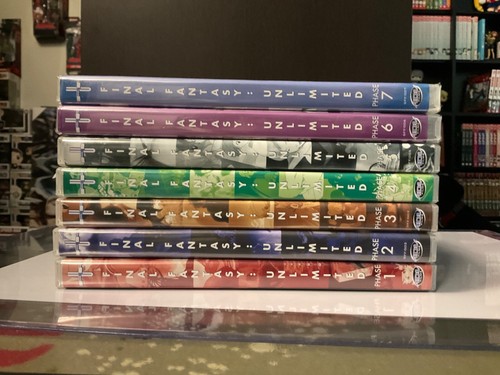 Final Fantasy Unlimited Anime Complete Series DVD Set Lot - Phase 1-7 ...