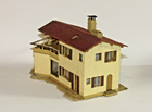 Vollmer ho scale 2 STORY HOUSE & FIGURE for Model Train Layouts ...