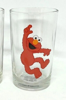 Sesame Street Collectable Drinking Glass Tumbler ELMO - Hot Topic 2011 ...