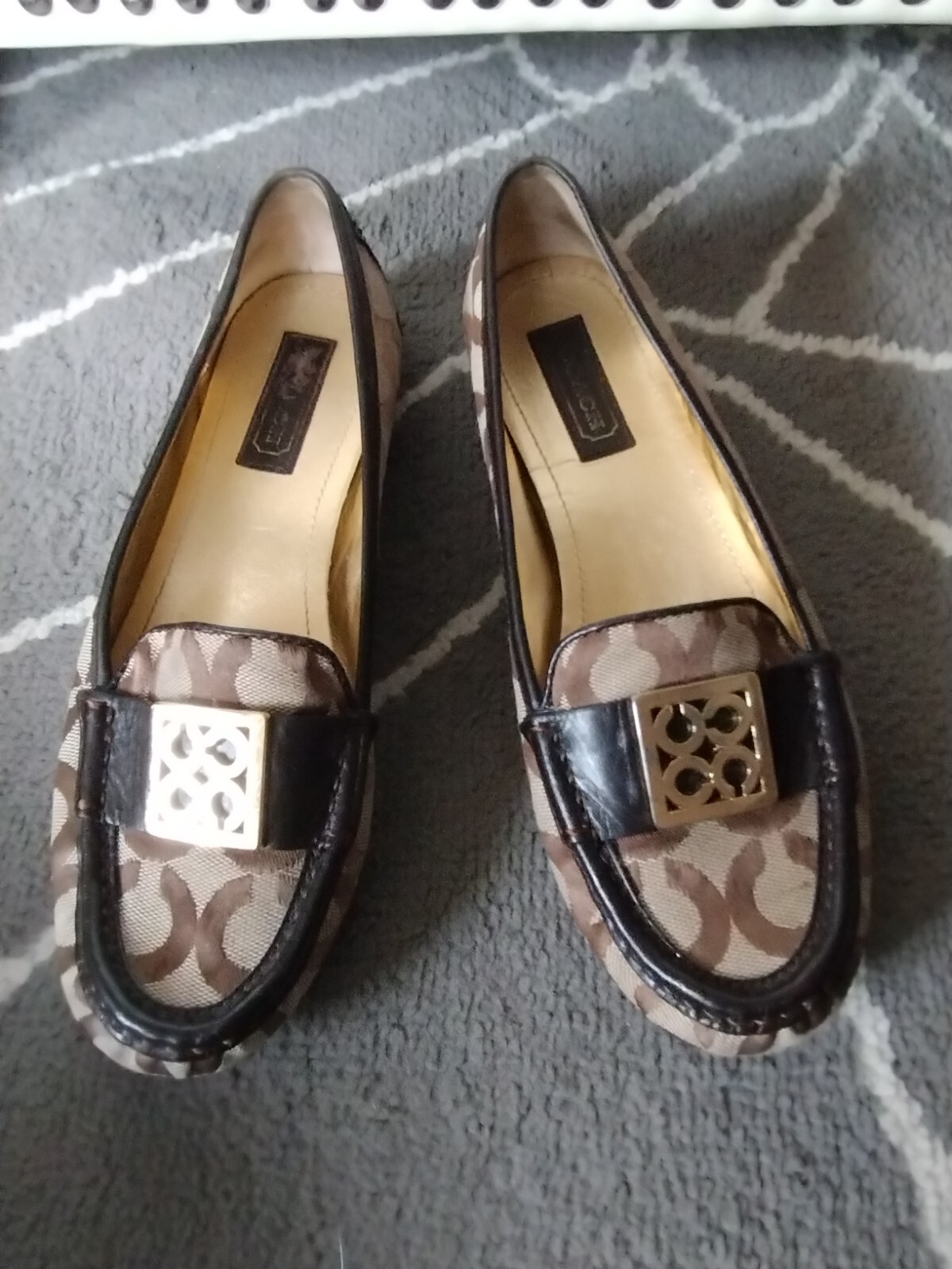 Vintage Coach Logo Monogram Loafer - Gem