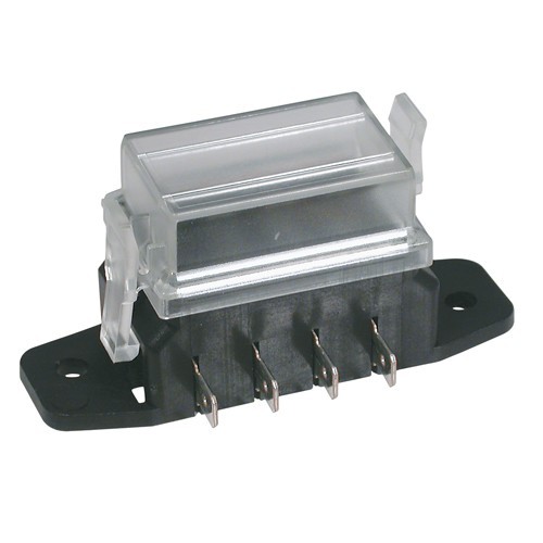 4 Way Blade Fuse Terminal Block. Spade Connector Fittings. | eBay