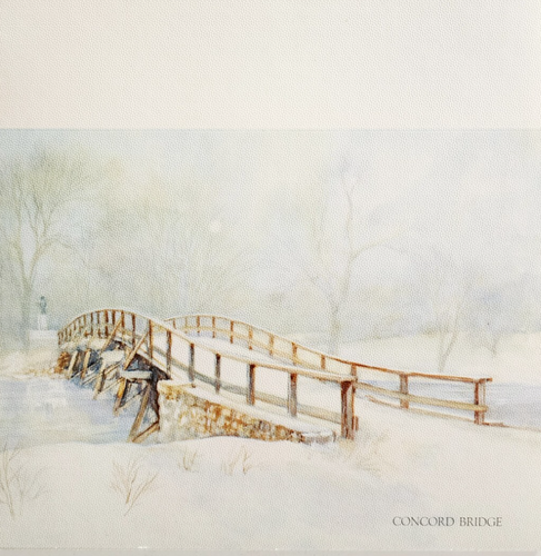 1970s Lot oF 5 Concord Bridge Mass Vtg Greeting Cards Unfolded Unused ...