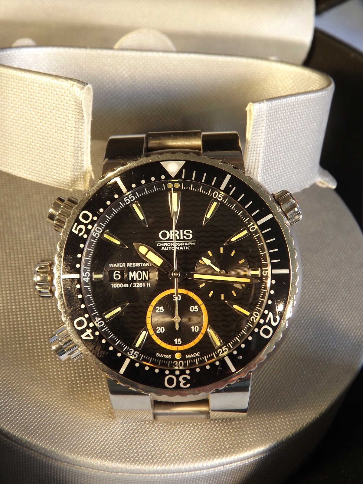 Oris "Carlos Coste" Divers Watch Ltd Edition 2006 Titanium 0073/2000. | eBay UK