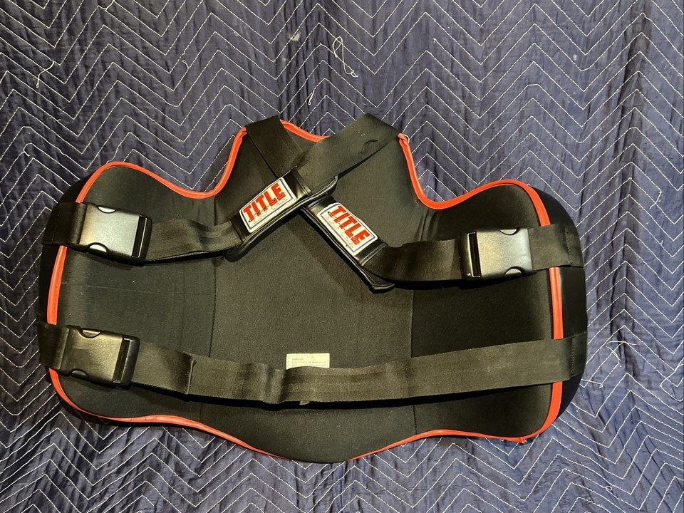Title Boxing Classic Command Body Protector 2.0 - Red/Black | eBay