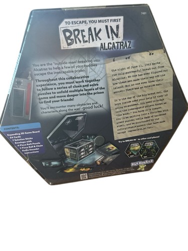 Break In Alcatraz Board Game by Play Monster 2020 New Sealed | eBay