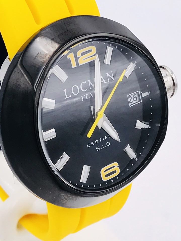 Men's Watch Locman Change Set with 3 Interchangeable Rubber Leather ...