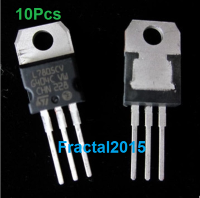 10 pcs l7805cv to220 l7805 to-220 7805 lm7805 mc7805 | eBay