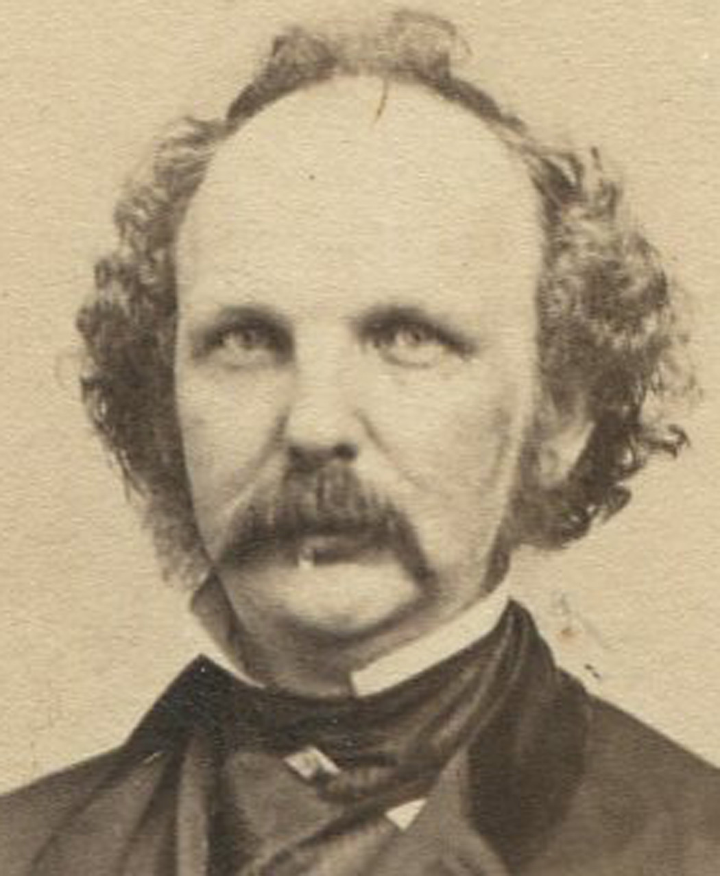 John G Saxe, AMERICAN POET - "Blind man and the Elephant". CDV, ALBANY ...
