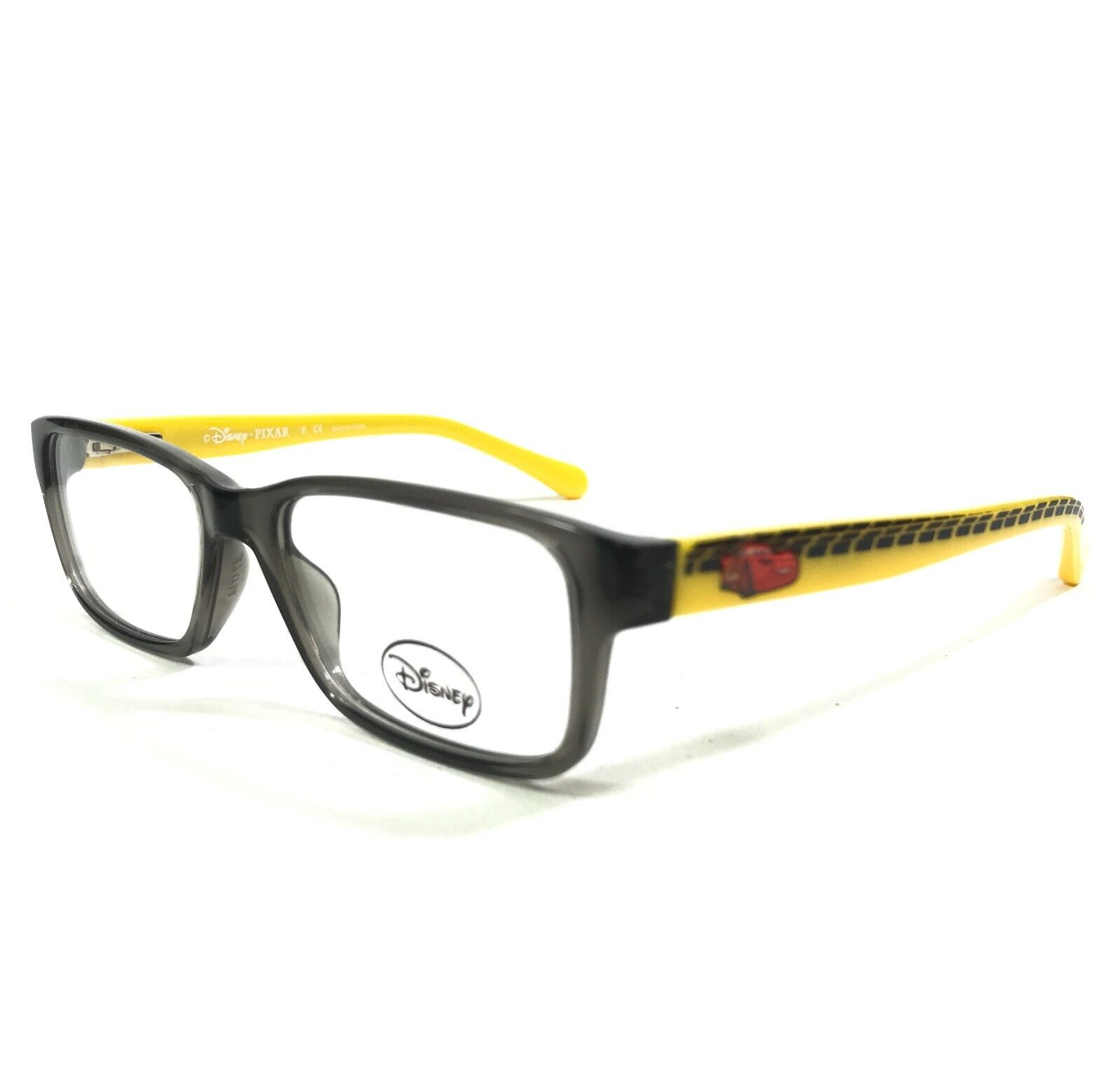 Disney Kids Eyeglasses Frames 3E 4004 2018 Grey Yellow Pixar Cars 47-14 ...