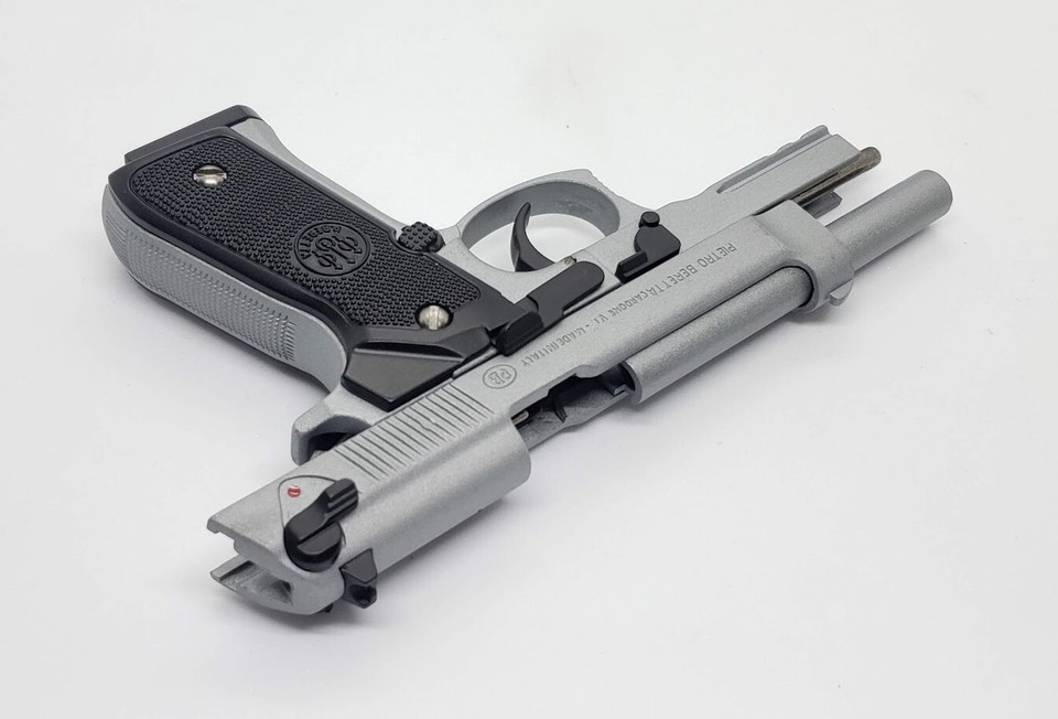 NEW 2025 15cm! ALLOY ARMY Beretta M92 A1 Shell Eject COLLECTOR Toy Mini ...