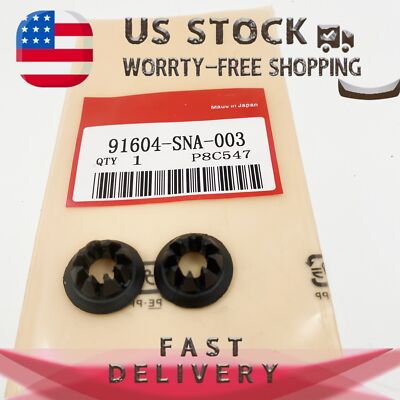 FOR Honda Grommet Hood Stay 91604-SNA-003*2 | eBay