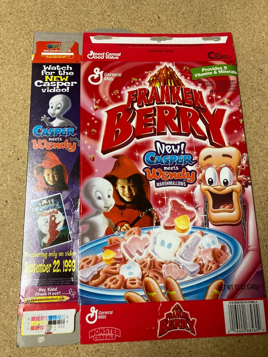 Frankenberry Cereal Box