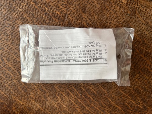 New Suttle DSL Phone Line Conditioner Wall Splitter Filter In-Line ...