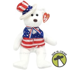 Sam the Bear (Blue) - Beanie Babies - Beaniepedia