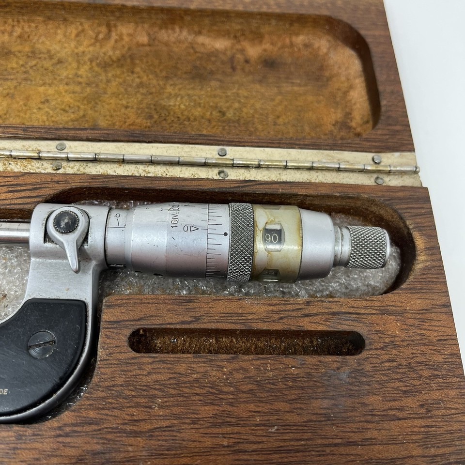 Micrometer TESA TESAMASTER 0-1” Digital Mechanical, .0001" Graduations ...