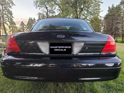 Ford Crown Victoria Rear Fascia Trunk Vinyl Decal Sticker Stars and ...