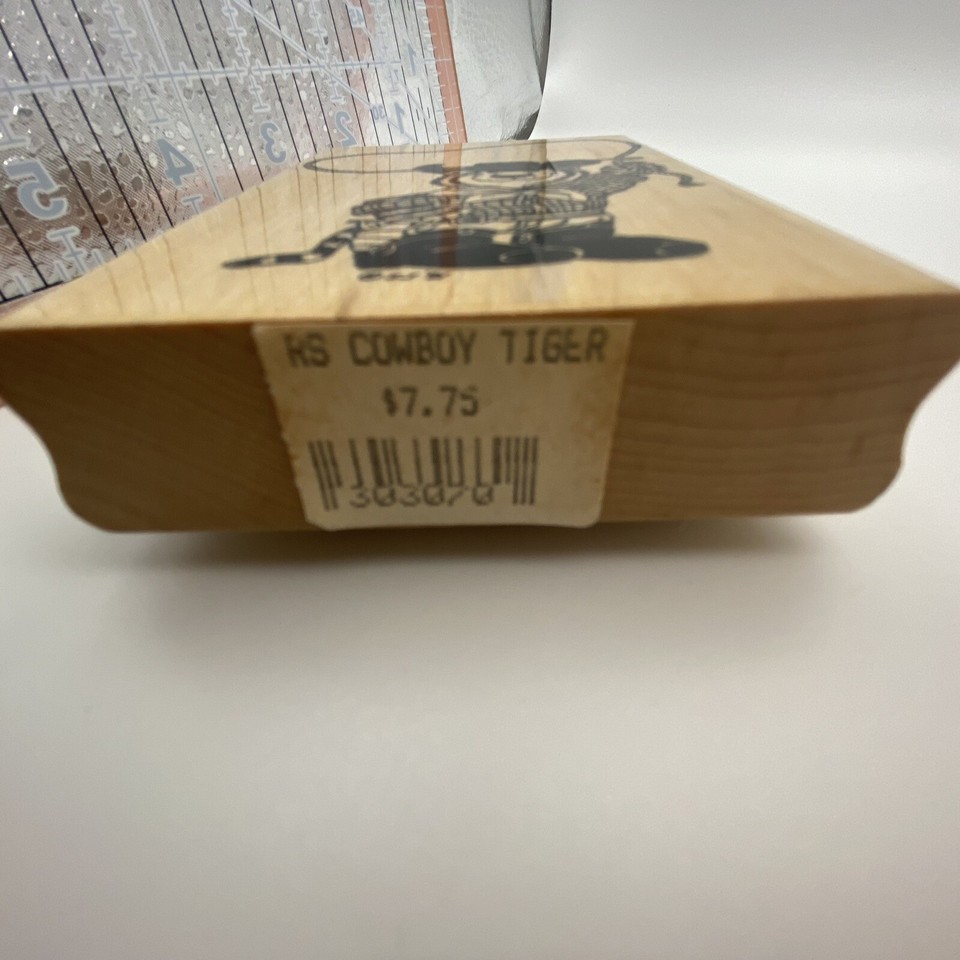 Cowboy Tiger A137-F by Suzy's Zoo~Rubber Stampede~Rodeo~Lasso~Western ...