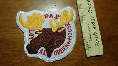 VINTAGE P.A.P. LOYAL ORDER MOOSE PATCH BX Y #147 | eBay