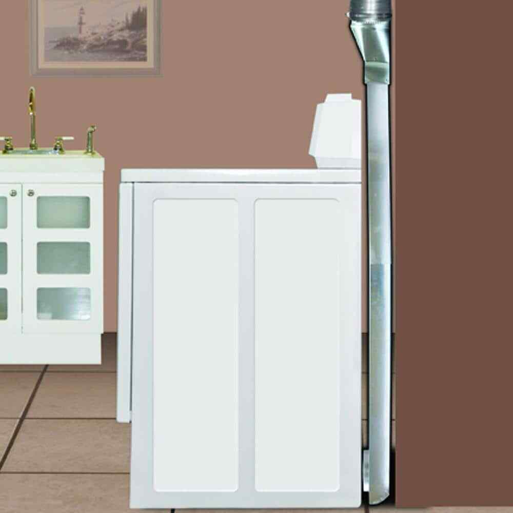 Adjustable Space Saver Aluminum Dryer Vent Duct with Straight Outlet 28 ...