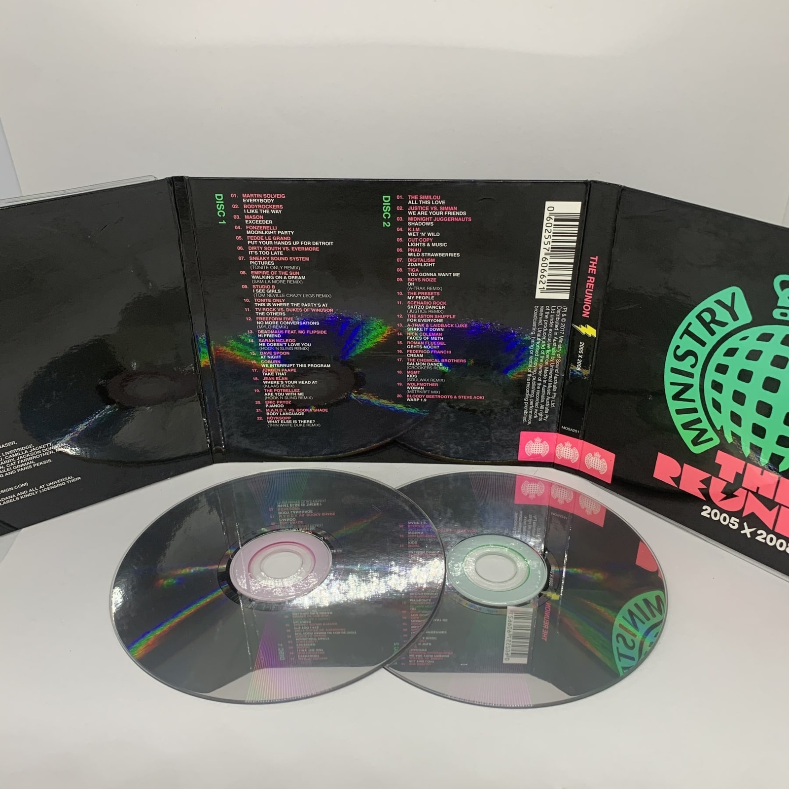 Ministry Of Sound REUNION 2005-2008 *3 Disc* CD DJ Mix GOOD CONDITION ...