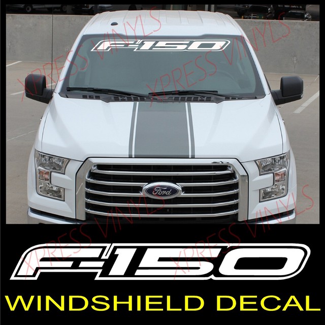 FORD F-150 Windshield Window Vinyl Decal Sticker Outline Vehicle Logo ...