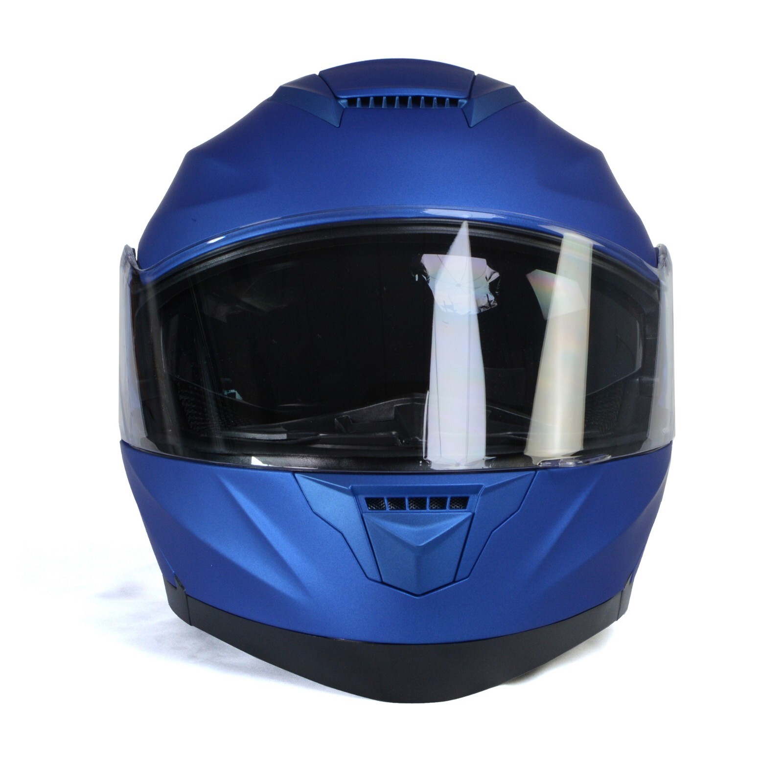 Milwaukee Helmets MPH9818DOT 'Breeze' Blue Advanced Motorcycle Modular ...