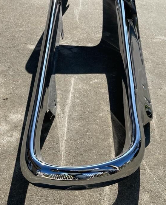 X PONTIAC FIREBIRD FRONT IMPACT BUMPER CHROME PLATED 1967-1968 67-68 ...