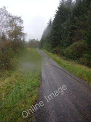 Photo 6x4 Road through forest near Loch Doilet Polloch The rain was so ...