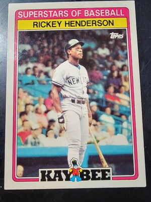 1989 Topps Kaybee Baseball #18 Rickey Henderson | eBay