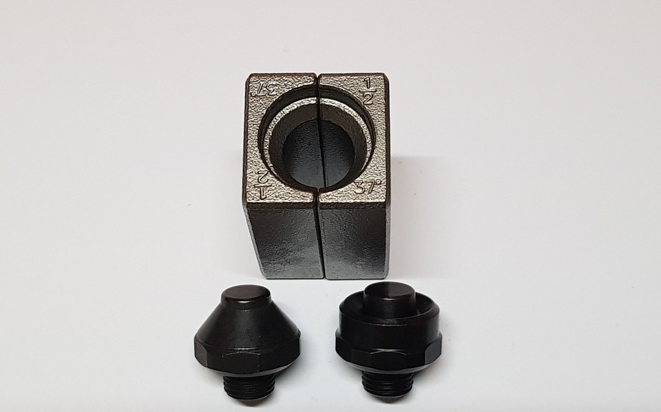 37 Degree 1/2 Inch Die and Punch Set Suit Professional Brake Line ...