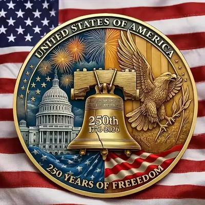 United States 250 Anniversary Challenge Coin Commemorative Collectible ...