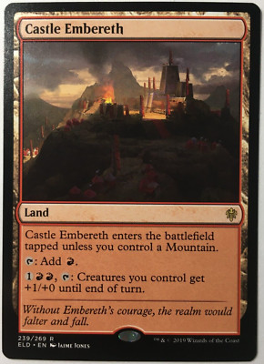 MTG CASTLE EMBERETH 239/269 THRONE OF ELDRAINE RARE NEAR MINT | eBay