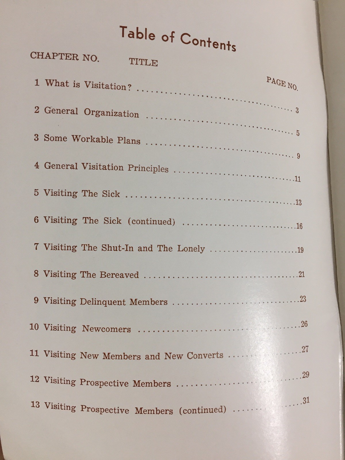 Let's Go Visiting "Ye Visted Me" Wayne Emmons 1965 Booklet | eBay