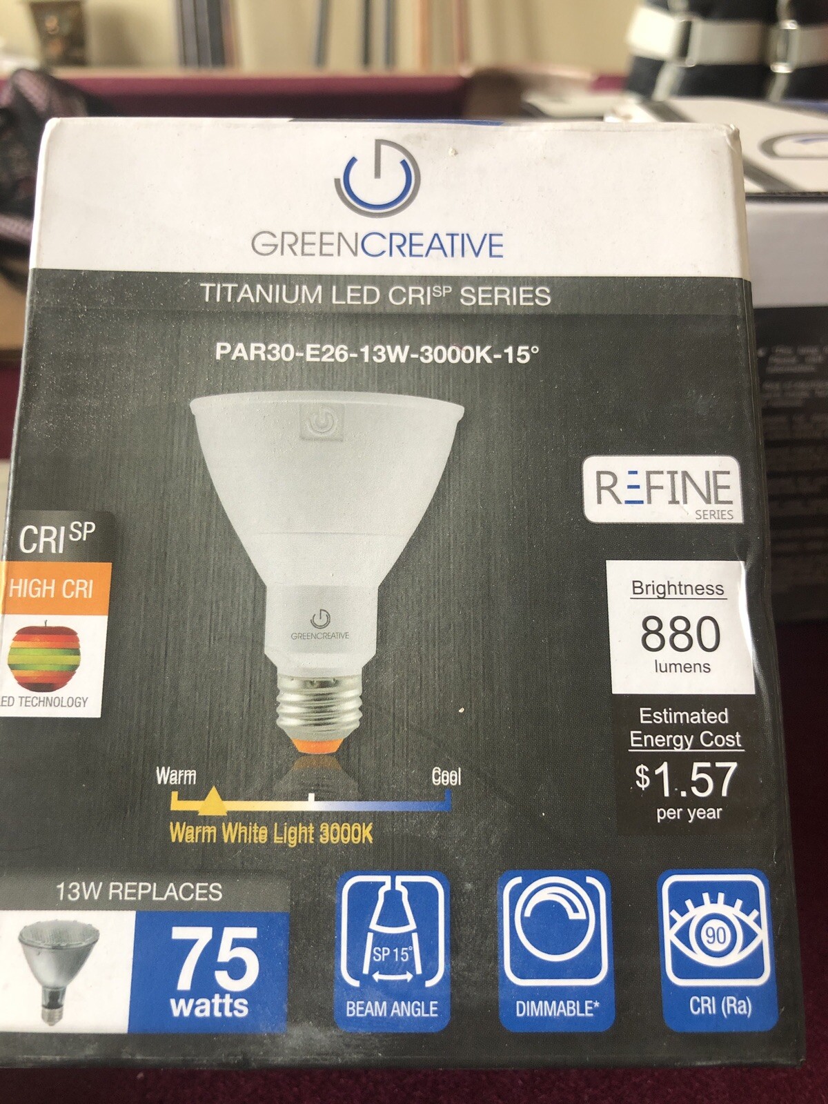 Green Creative Led 13 Watts Bulbs 3000k Set Of 4 | eBay