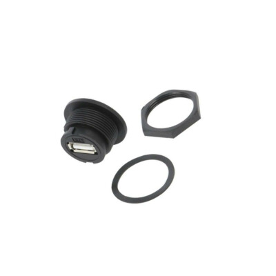 UA-20PMFP-LC7001 female USB A for front panels, screwable THT straight ...