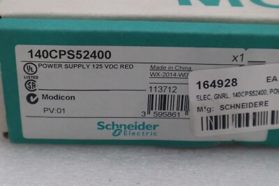 NEW IN BOX SCHNEIDER ELECTRIC 140-CPS-524-00 / 140CPS52400 STOCK G211A ...