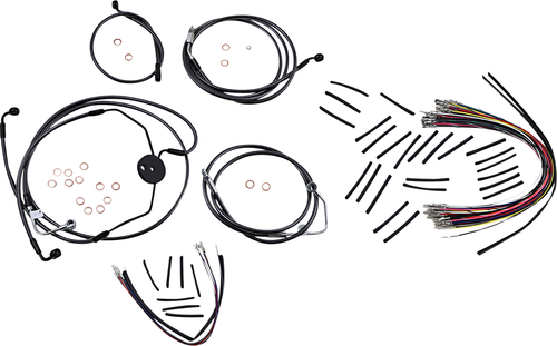 MAGNUM SHIELDING - 487022 - Control Cable Kit - Black Pearl Harley ...